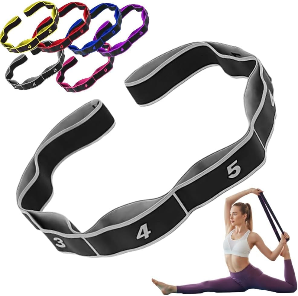 Numbered Resistance Band, 8-Section Dance Stretching Belt, Fitness ...