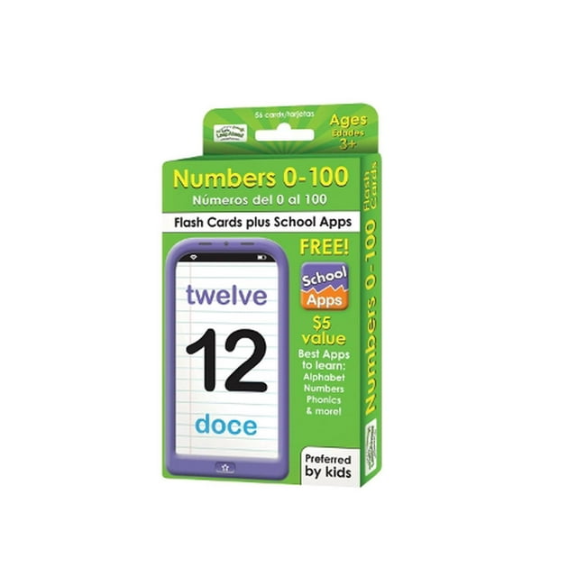 Numbers 0-100 Flash Cards (Other) - Walmart.com