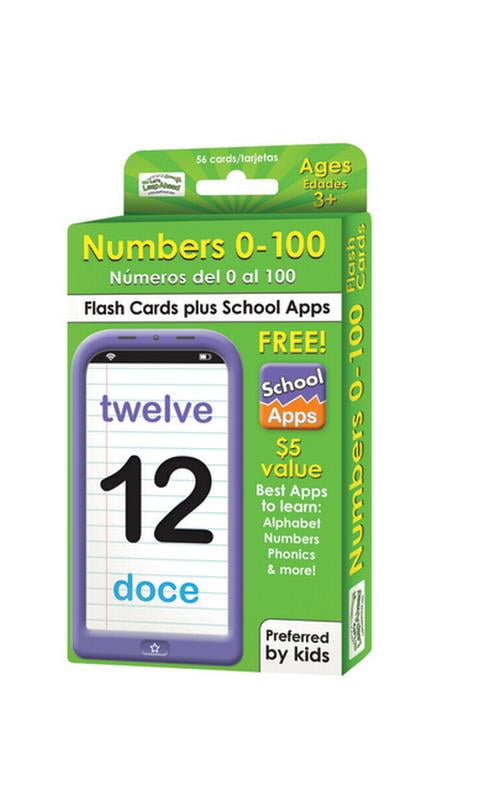 Numbers 0-100 Flash Cards (Other) - Walmart.com