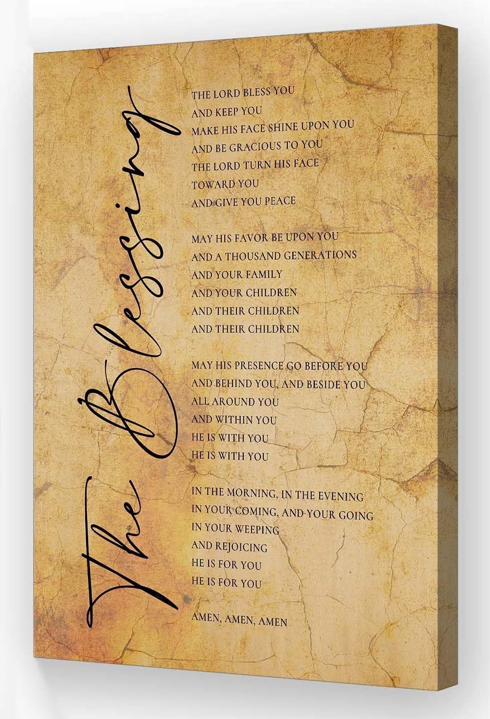 Numbers 6 24-26 Wall Art Bible Verse Poster Framed Quotes Wall Art May ...