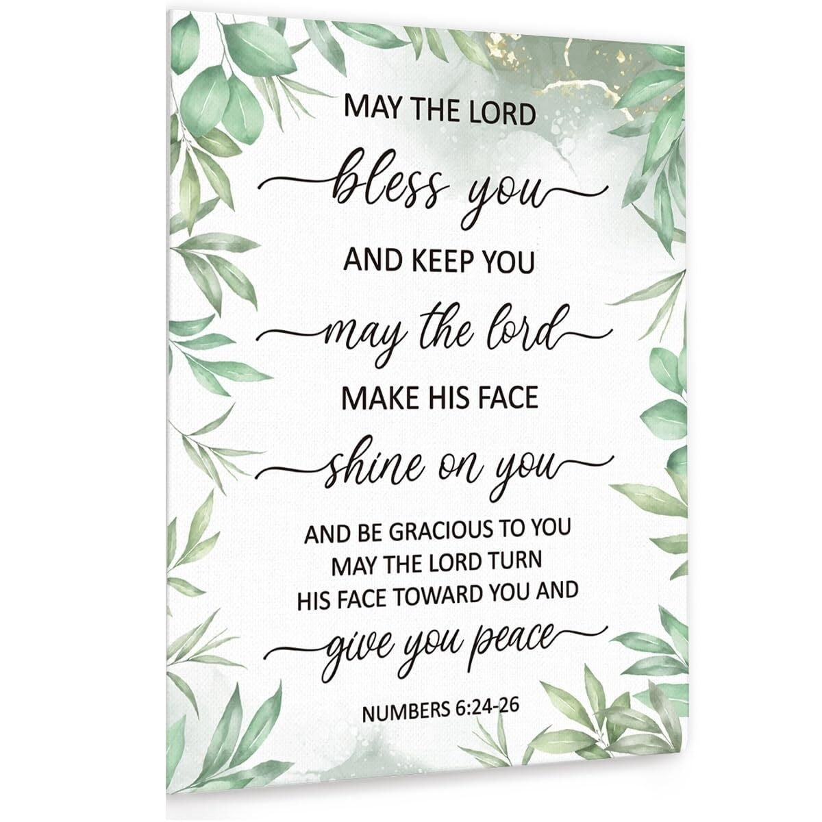 Numbers 6 24-26 Wall Art Poster, May The Lord Bless You and Keep You ...