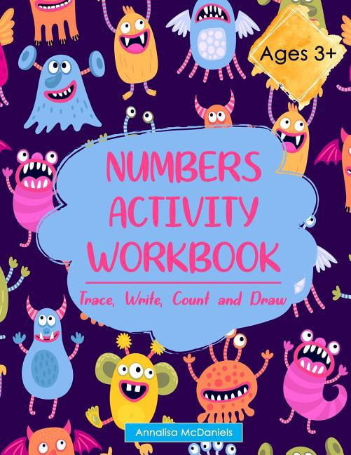 Numbers Activity Workbook : Trace, Write, Count and Draw (Paperback ...