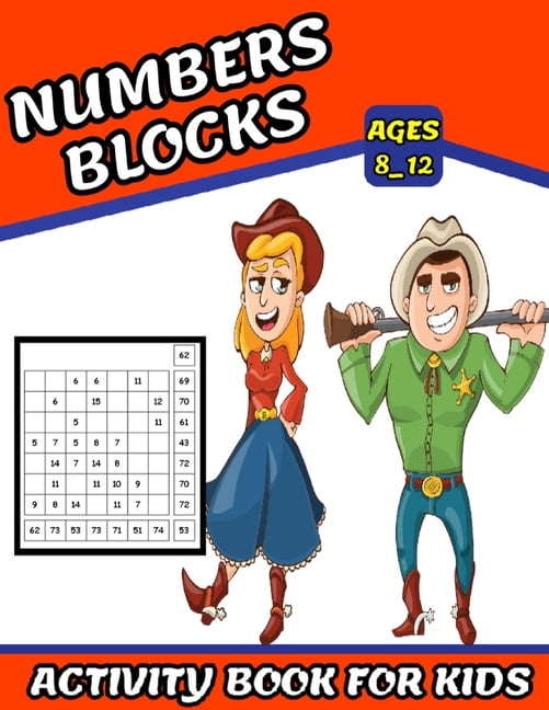 Numbers Blocks Activity Book For Kids Ages 8_12: Math Training, Learn ...