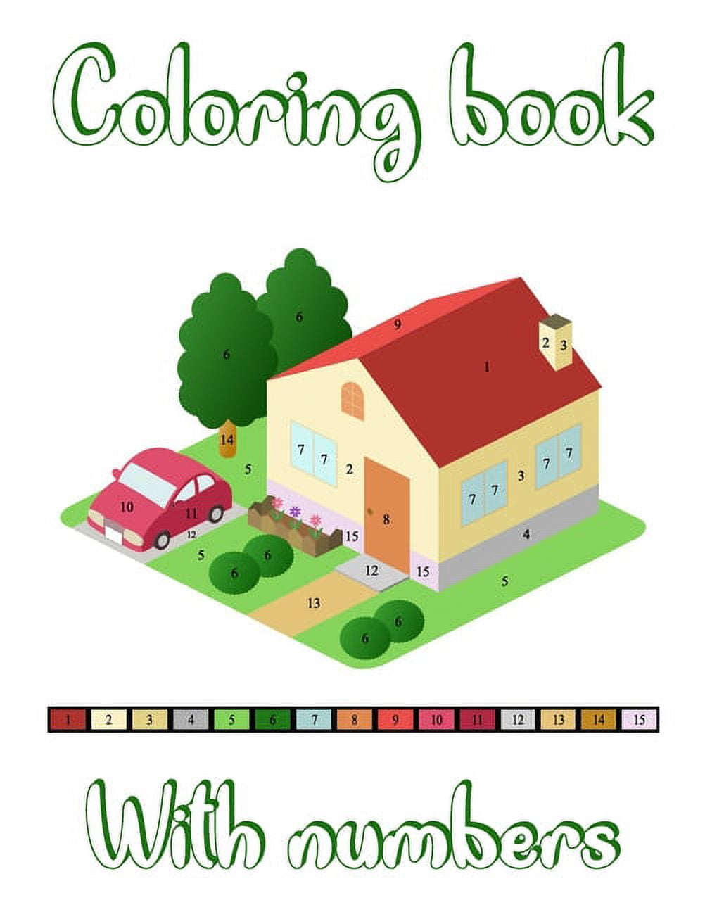 Numbers Coloring Book: Color By Numbers - Walmart.com