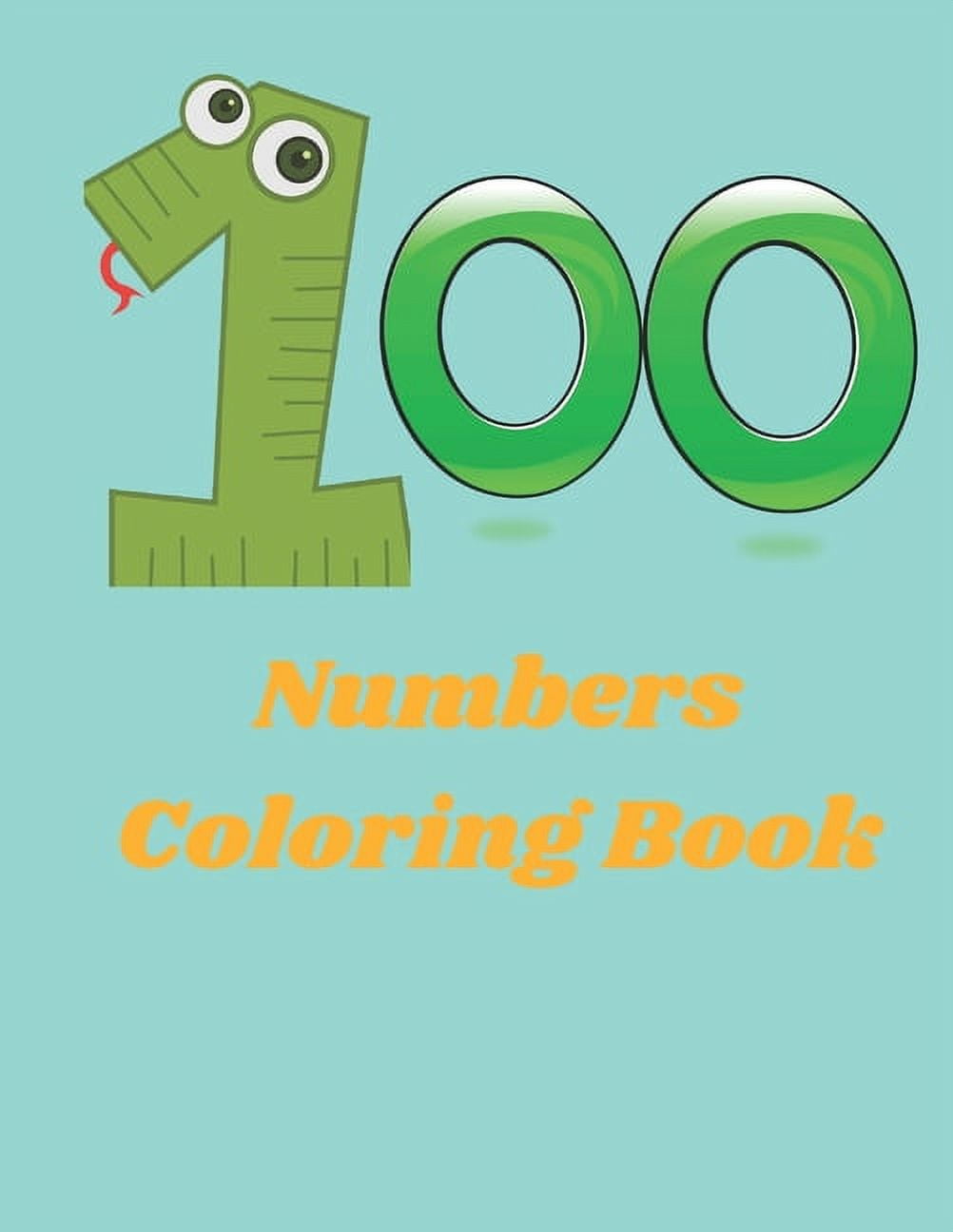 Numbers Coloring Book: Fun with Numbers, Letters, Shapes, Colors, Big ...