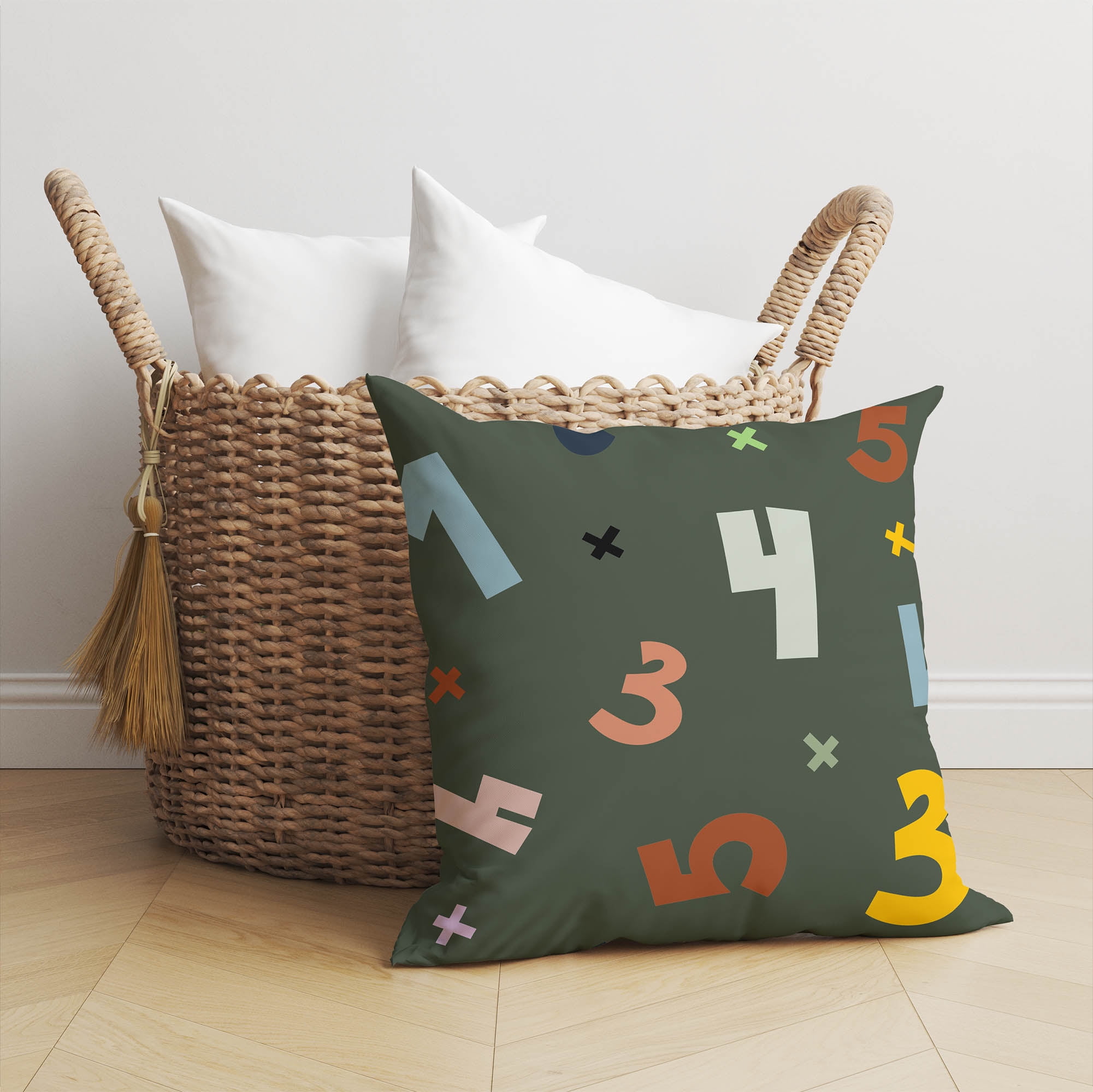 Numbers Colorized Chimi Throw Pillow - Walmart.com