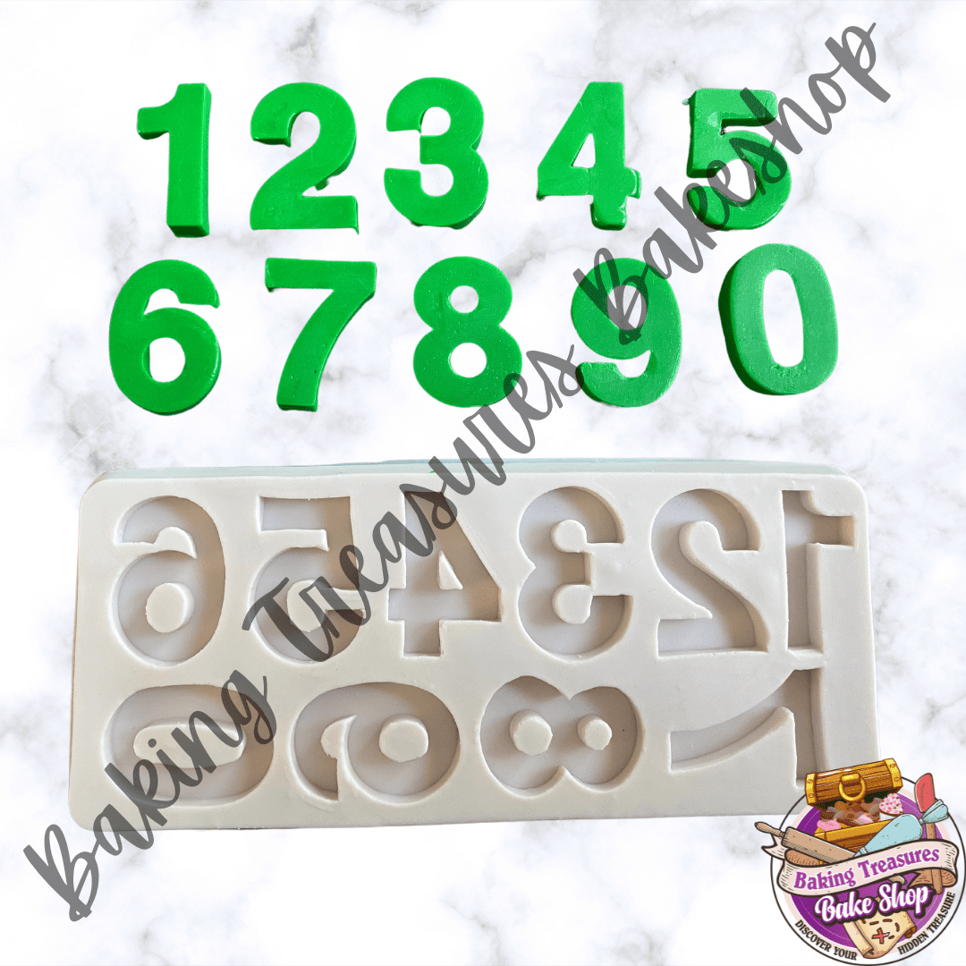 Numbers Large silicone mold - Walmart.com