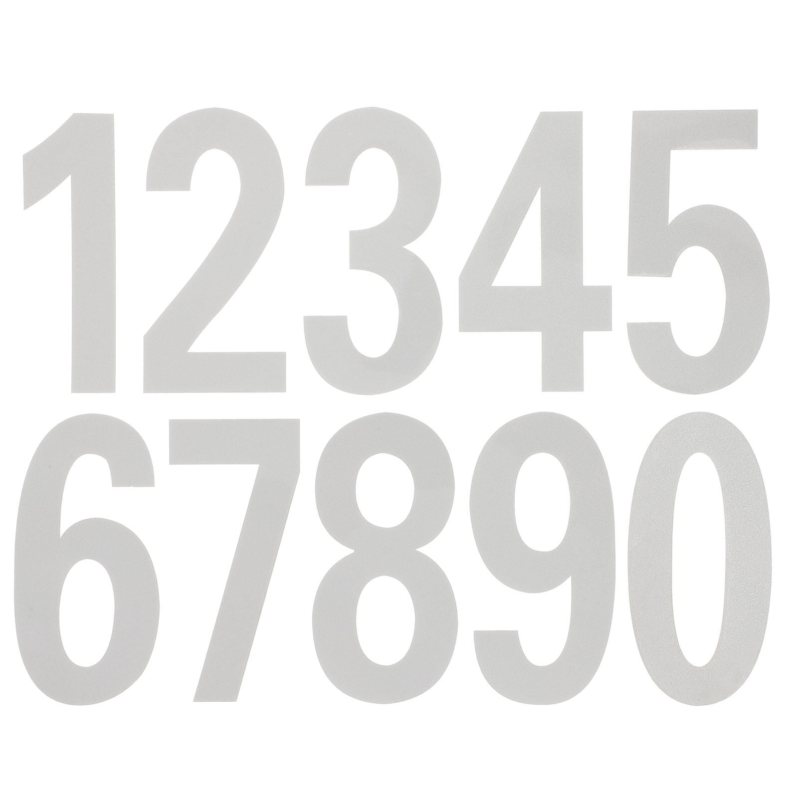 Numbers Mailbox Number Stickers Reflective Decals Adhesive Outside Self ...
