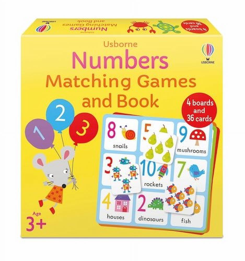 Numbers Matching Games and Book - Walmart.com