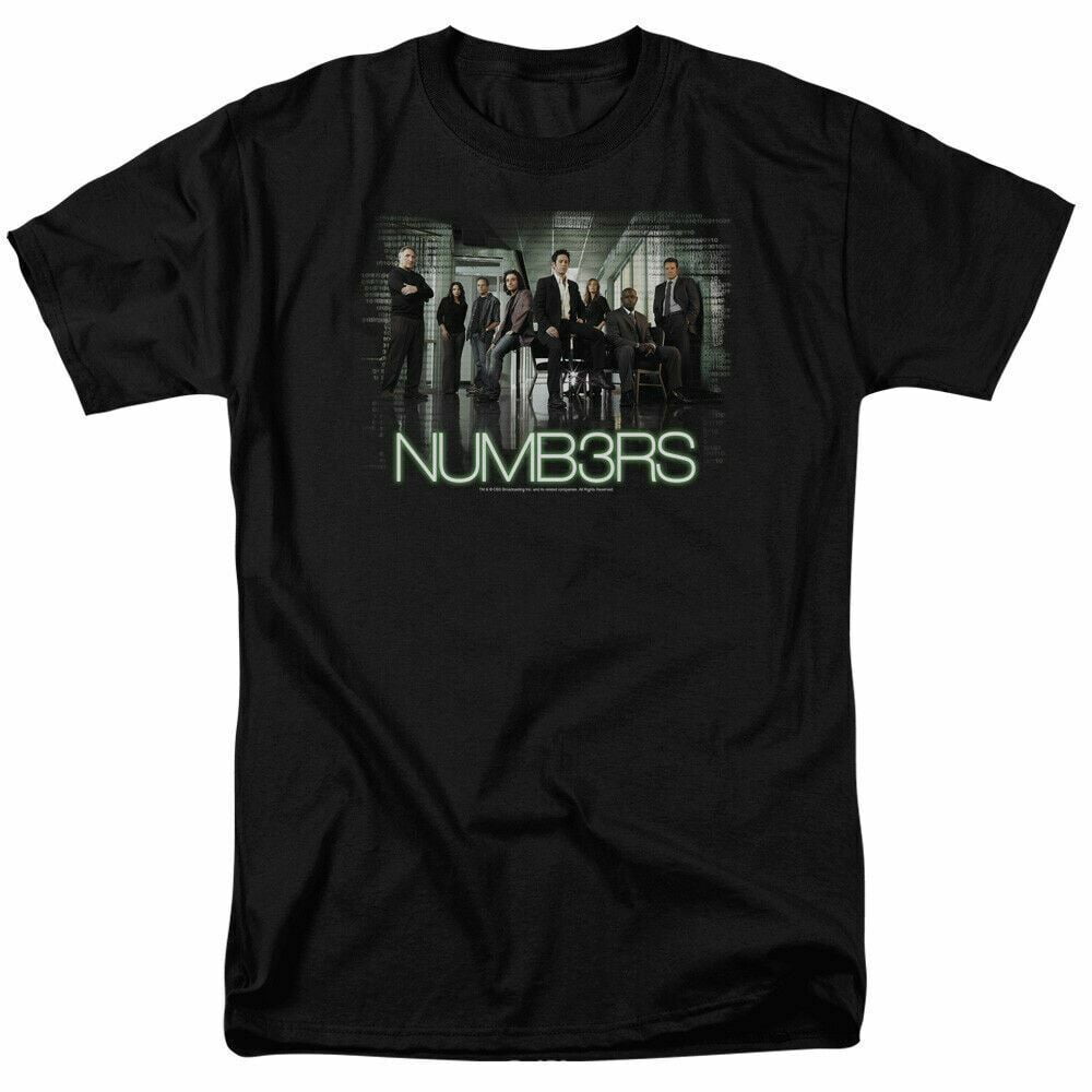 Numbers Numbers Cast T Shirt Mens Licensed Classic TV Show Epps Black ...