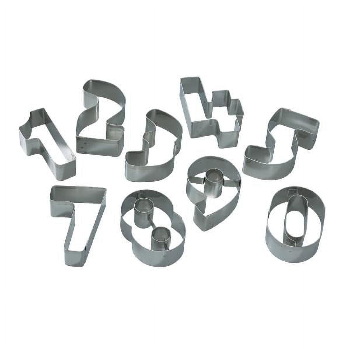 Numbers Pastry Cutter, 9 Piece Set Cutters/Molds - Walmart.com