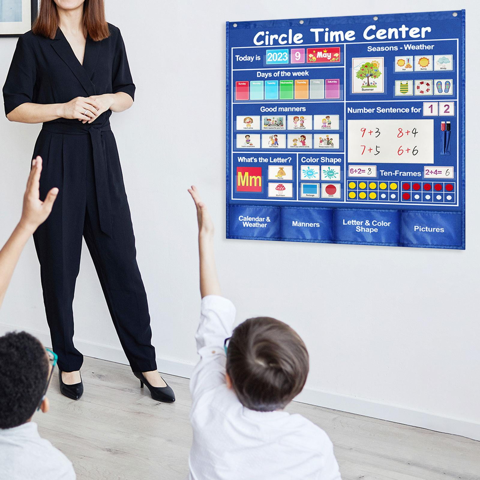 Numbers Pocket Chart Circle Learning Center Pocket Chart Calendar