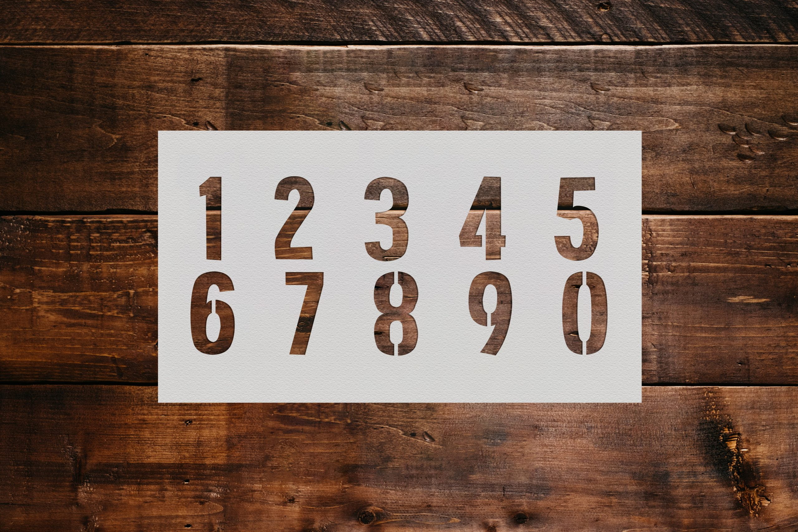 Numbers Sheet Stencil (12"x36") - Walmart.com