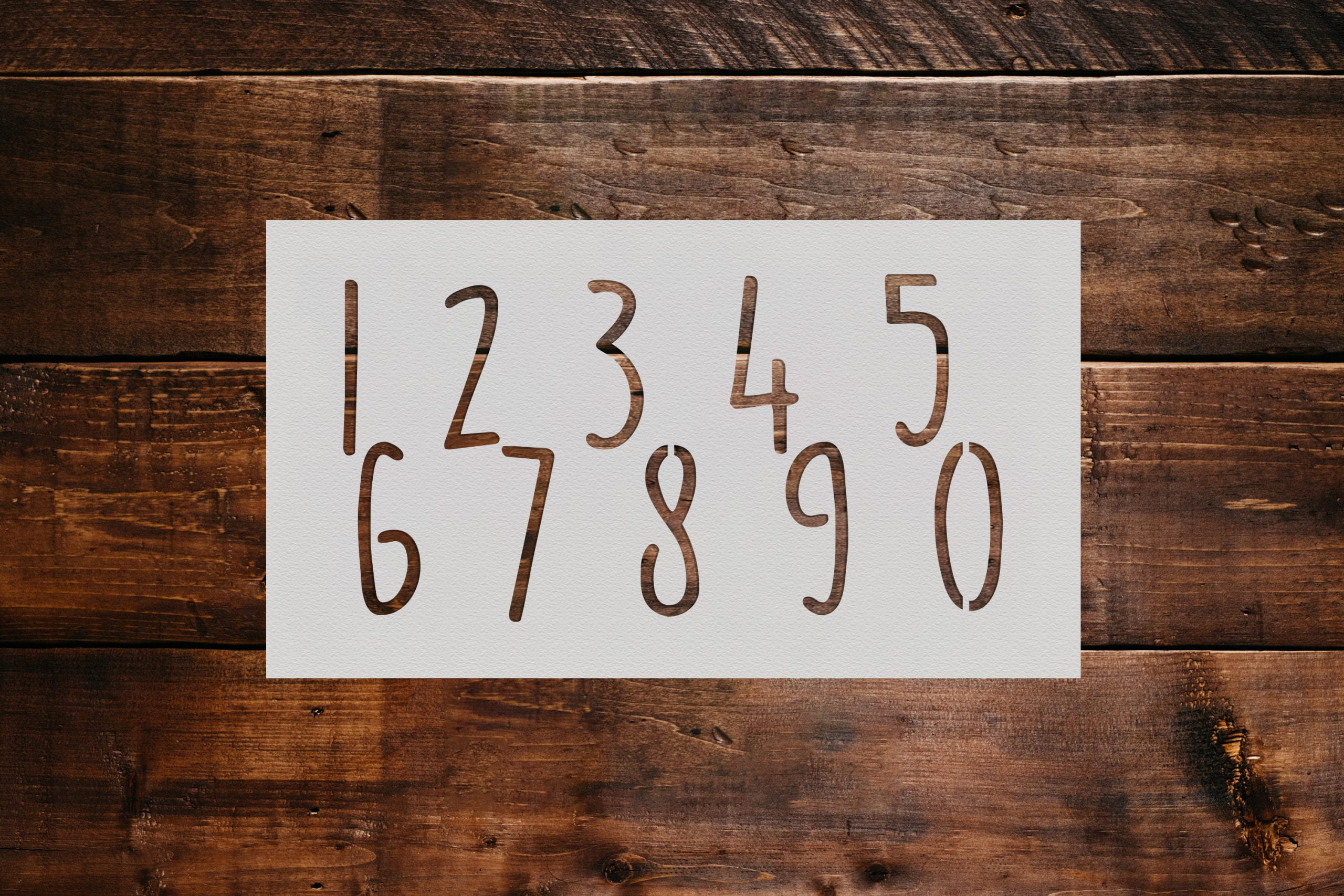 Numbers Sheet Stencil (18"x54") - Walmart.com