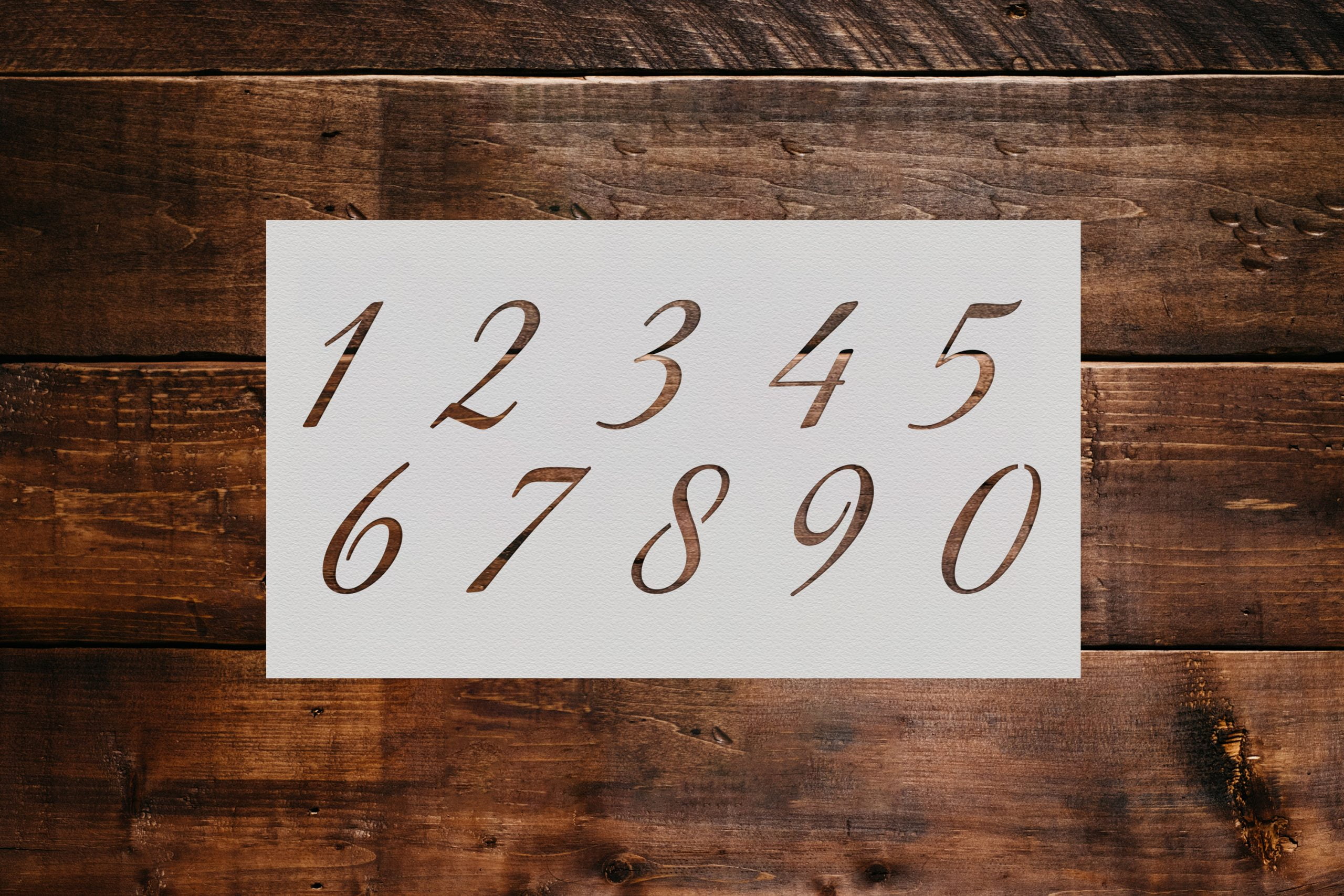 Numbers Sheet Stencil (21"x63") - Walmart.com