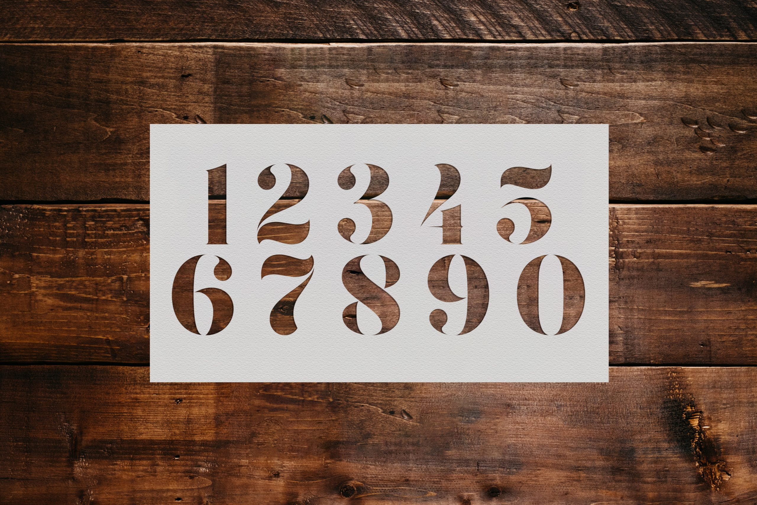 Numbers Sheet Stencil (27"x81") - Walmart.com