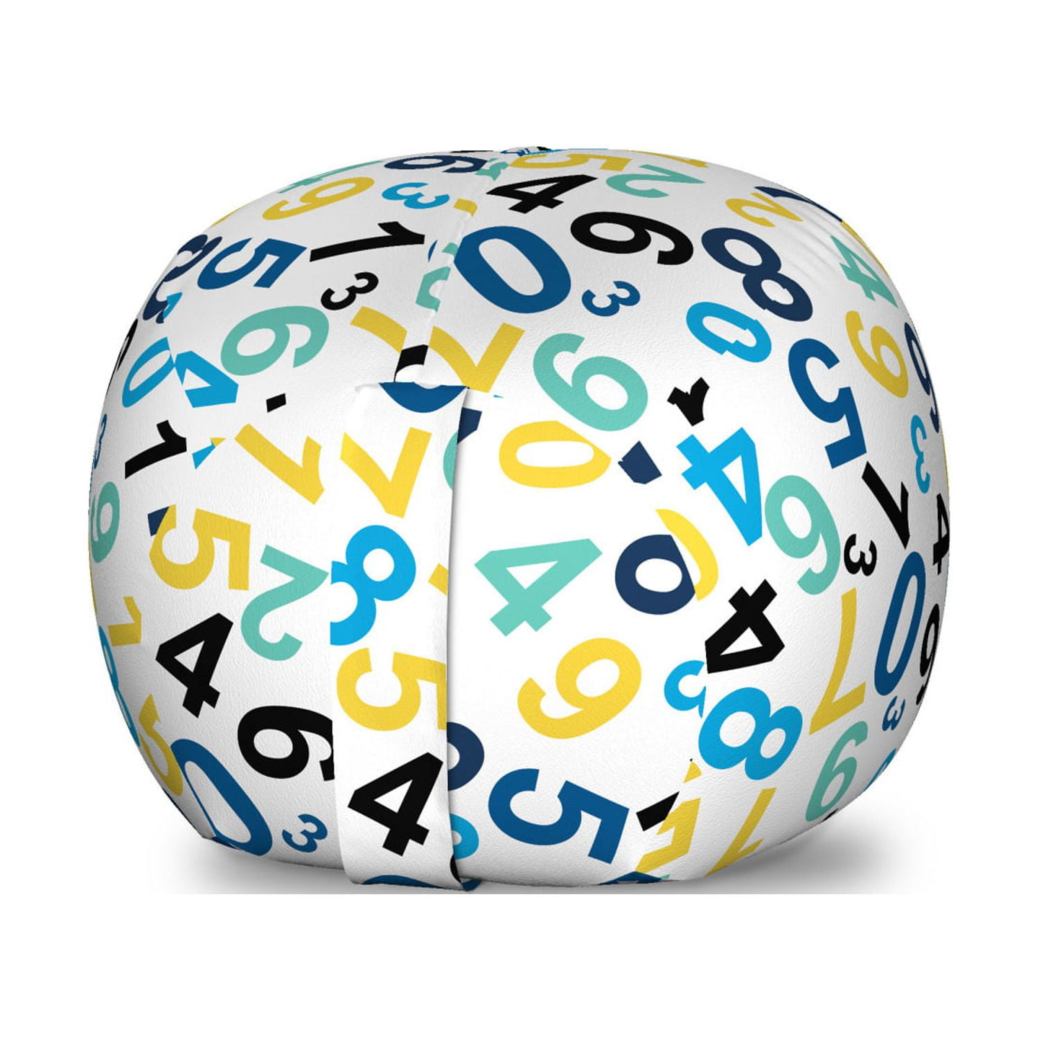 Numbers Storage Toy Bag Chair, Math Themed Numbers Pattern Algebra ...