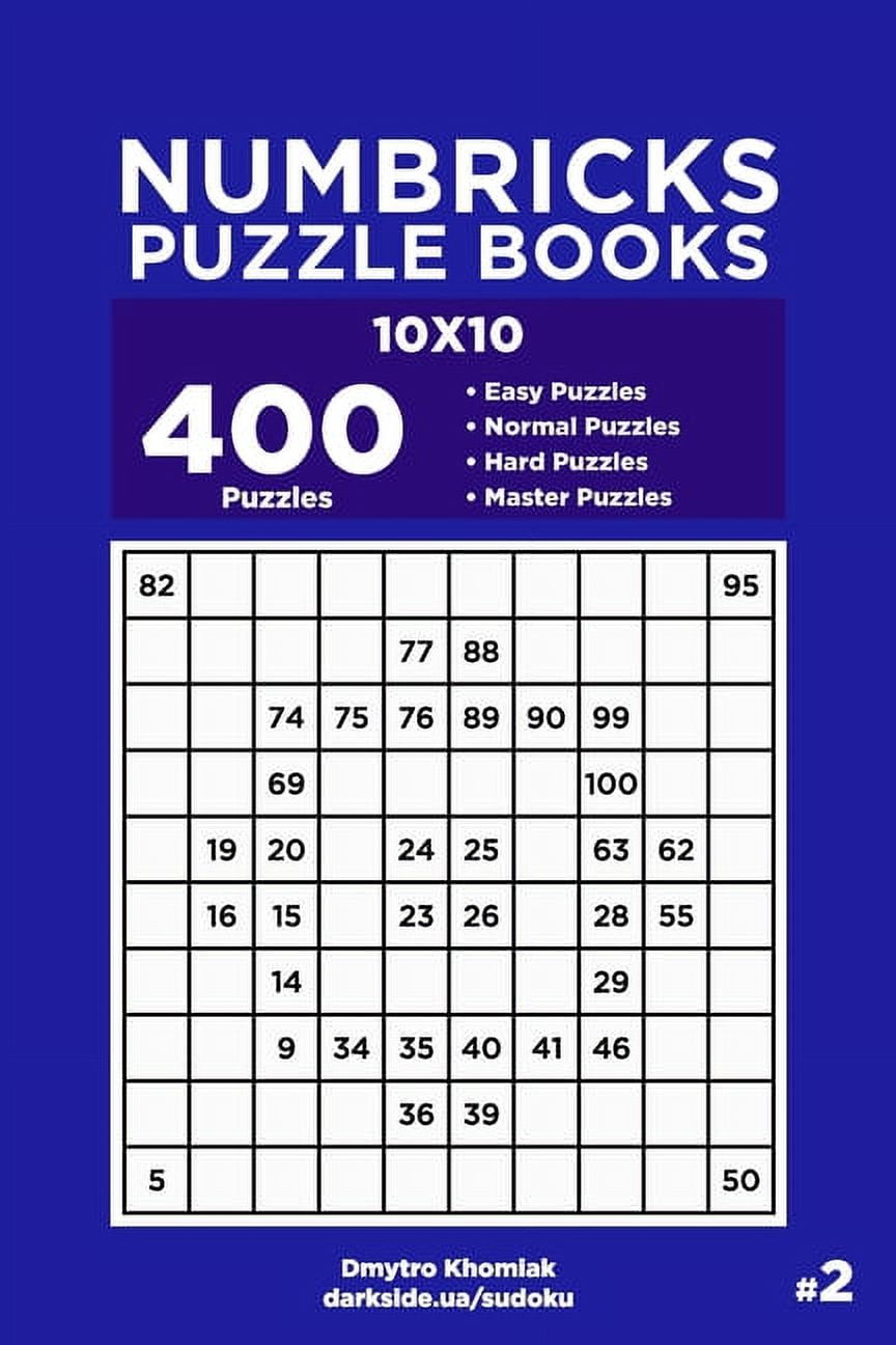 Numbricks Puzzle Books - 400 Easy to Master Puzzles 10x10 (Volume 2 ...