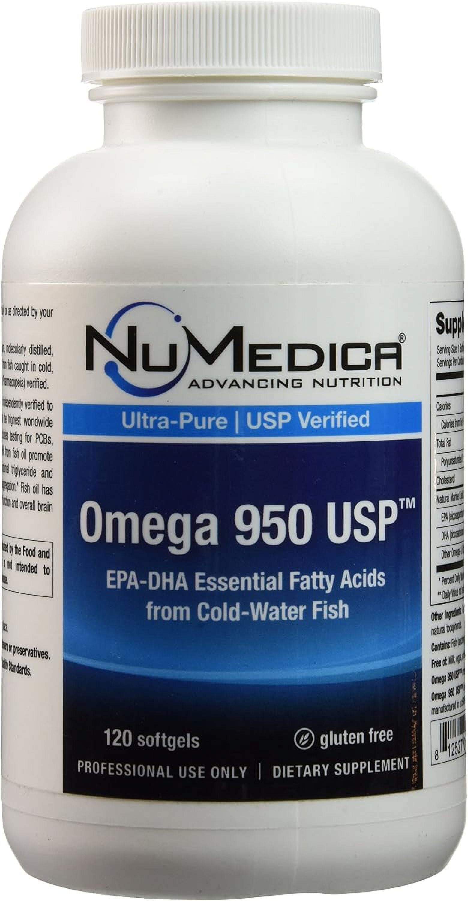 Numedica- Omega 950 - 120 Softgels - Walmart.com