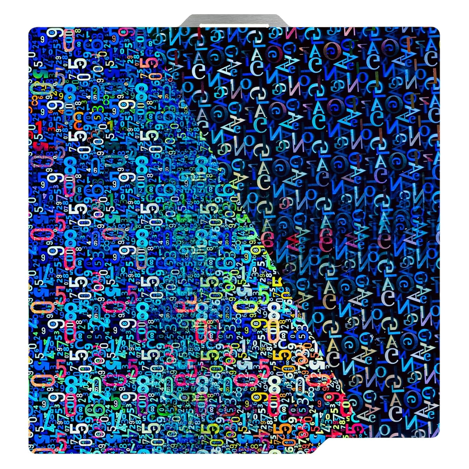 (Numerals & Alphabet) 3D Printing Bed Adhesive Build Sheet Compatible ...