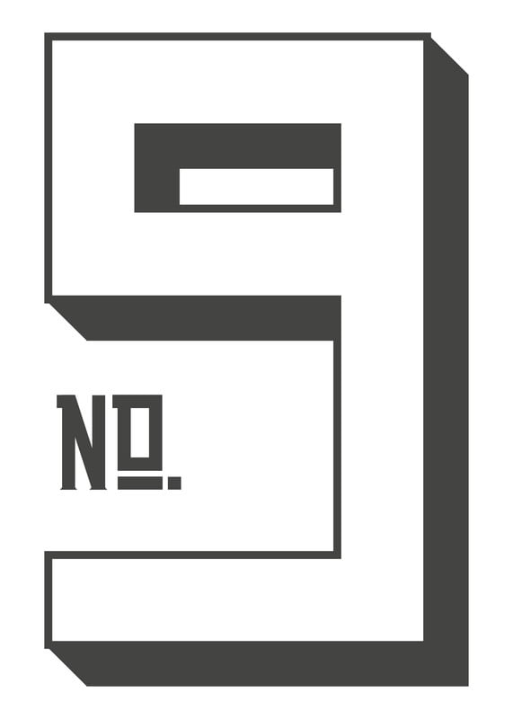 Numeric Design Table Number Cards Double Sided Party Table Numbers for ...