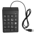 Numeric Keypad 18 Keys Usb2 0 Plug And Play Ergonomic Design Portable Size Nonslip Pad Wide