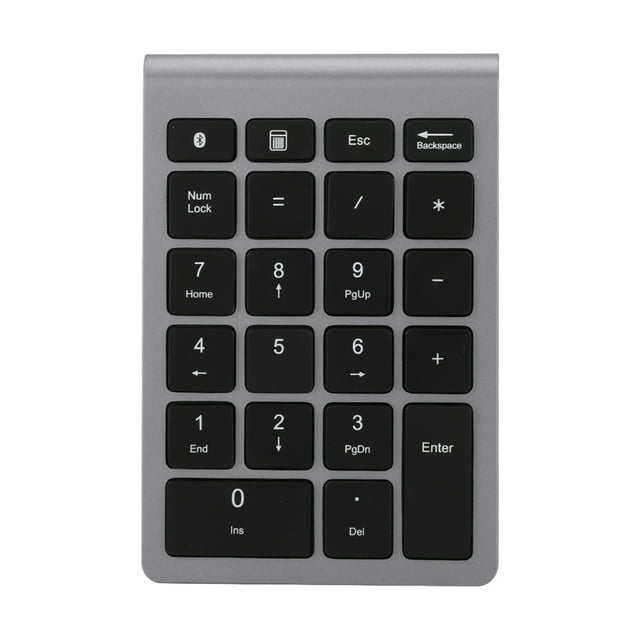 Numeric Keypad, 22 Keys Numeric Keypad USB 2.4G Wire less Mini Ergonomic Keyboard with Receiver ...