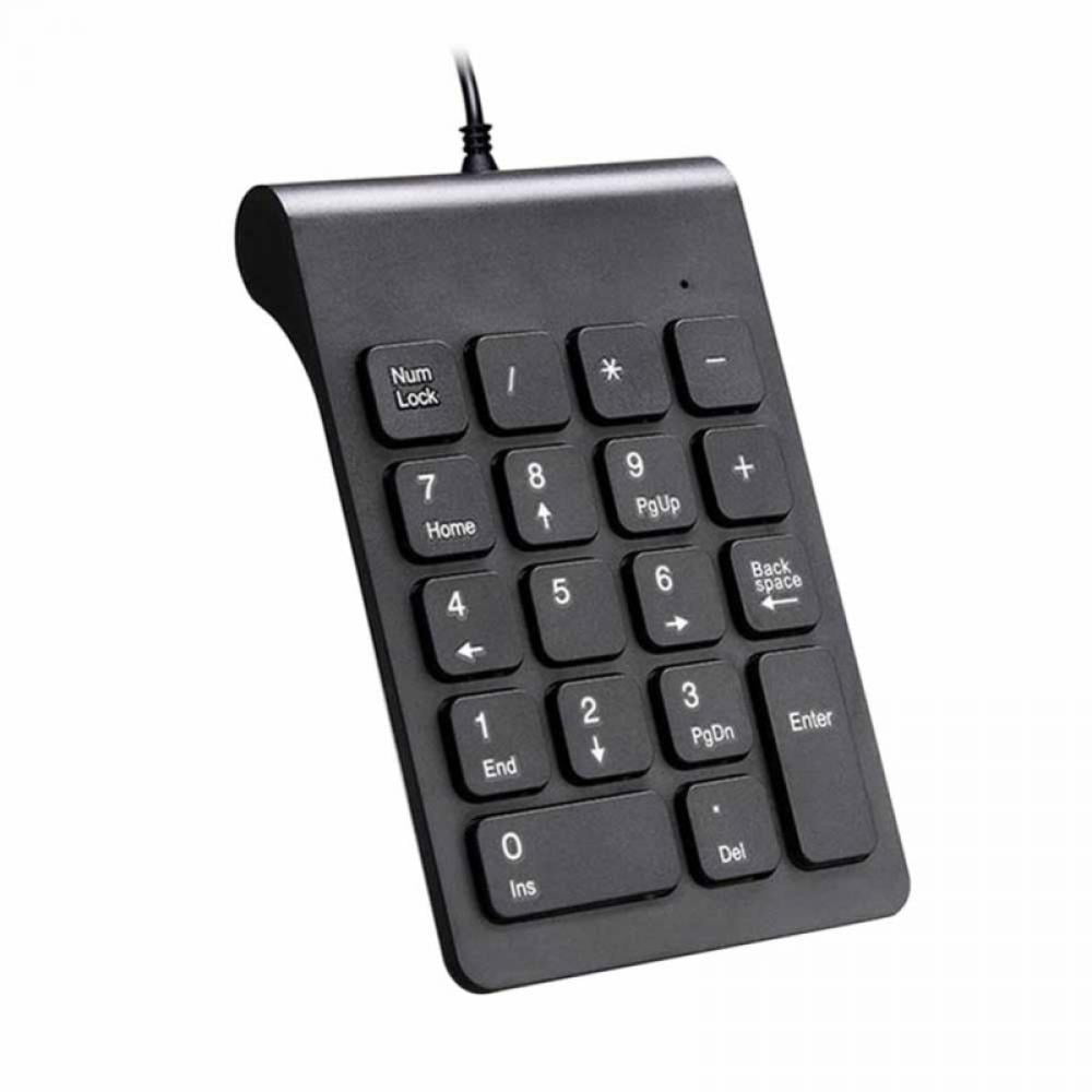 Numeric Keypad Wired Numpad 18 Keys Portable Keypad USB External Mini Slim Keyboard Magicforce ...