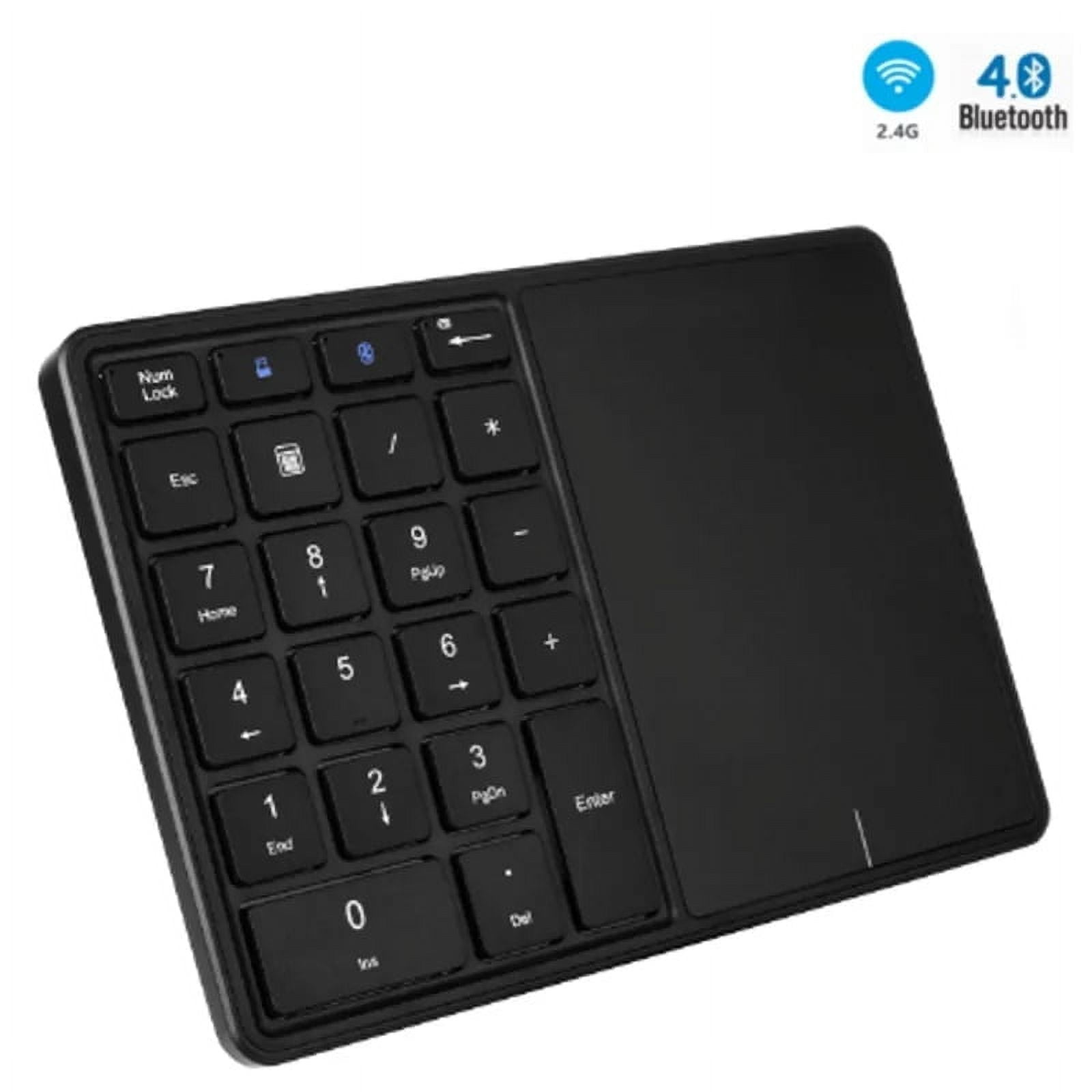 Numeric Keypad with Touchpad Wireless Digital Keyboard for OS ...
