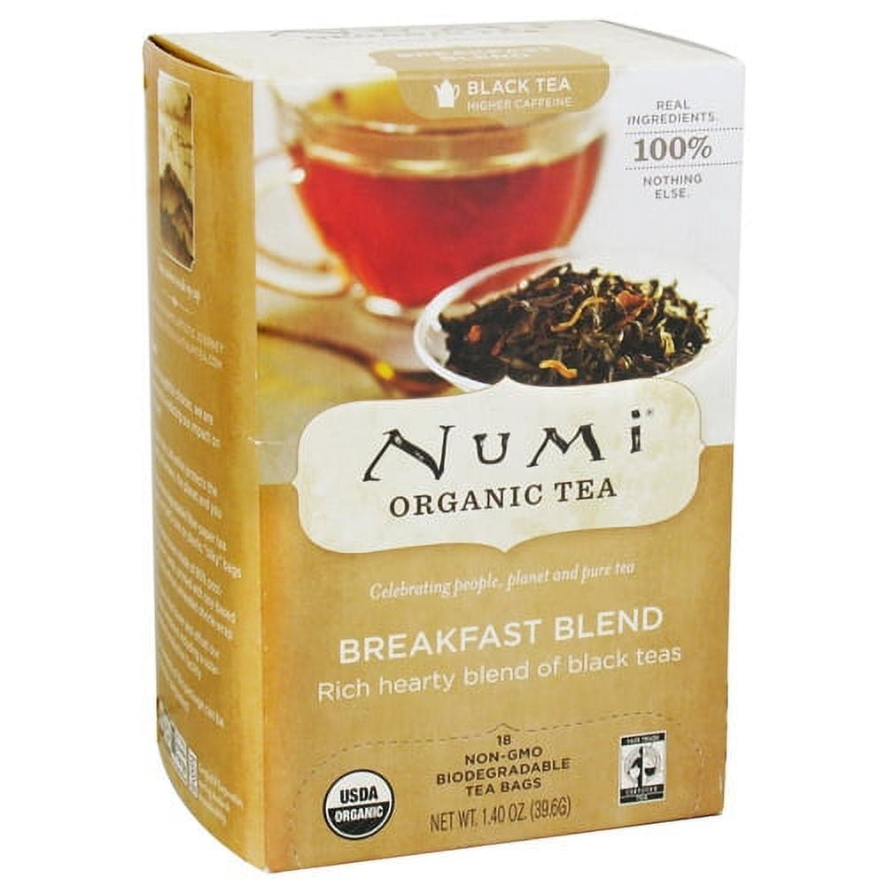 Numi Organic Breakfast Blend Tea, Formerly Morning Rise - 18 Bags ...
