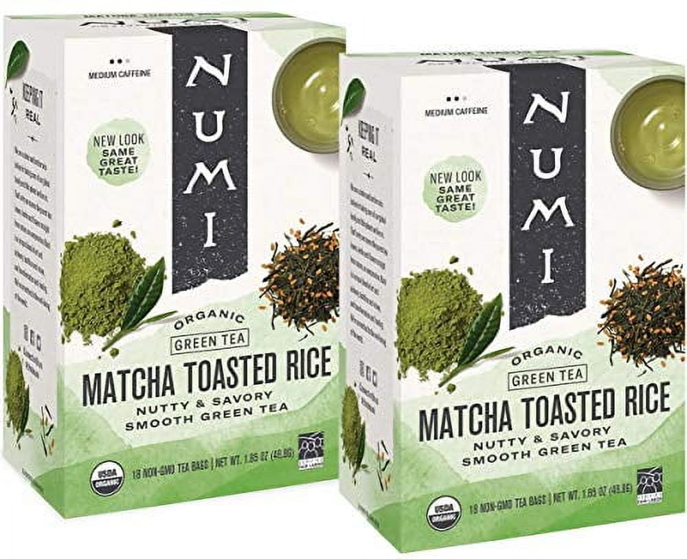 Numi Tea Matcha Toasted Rice Green Tea, 18 Bags - Pack of 2 - Walmart.com