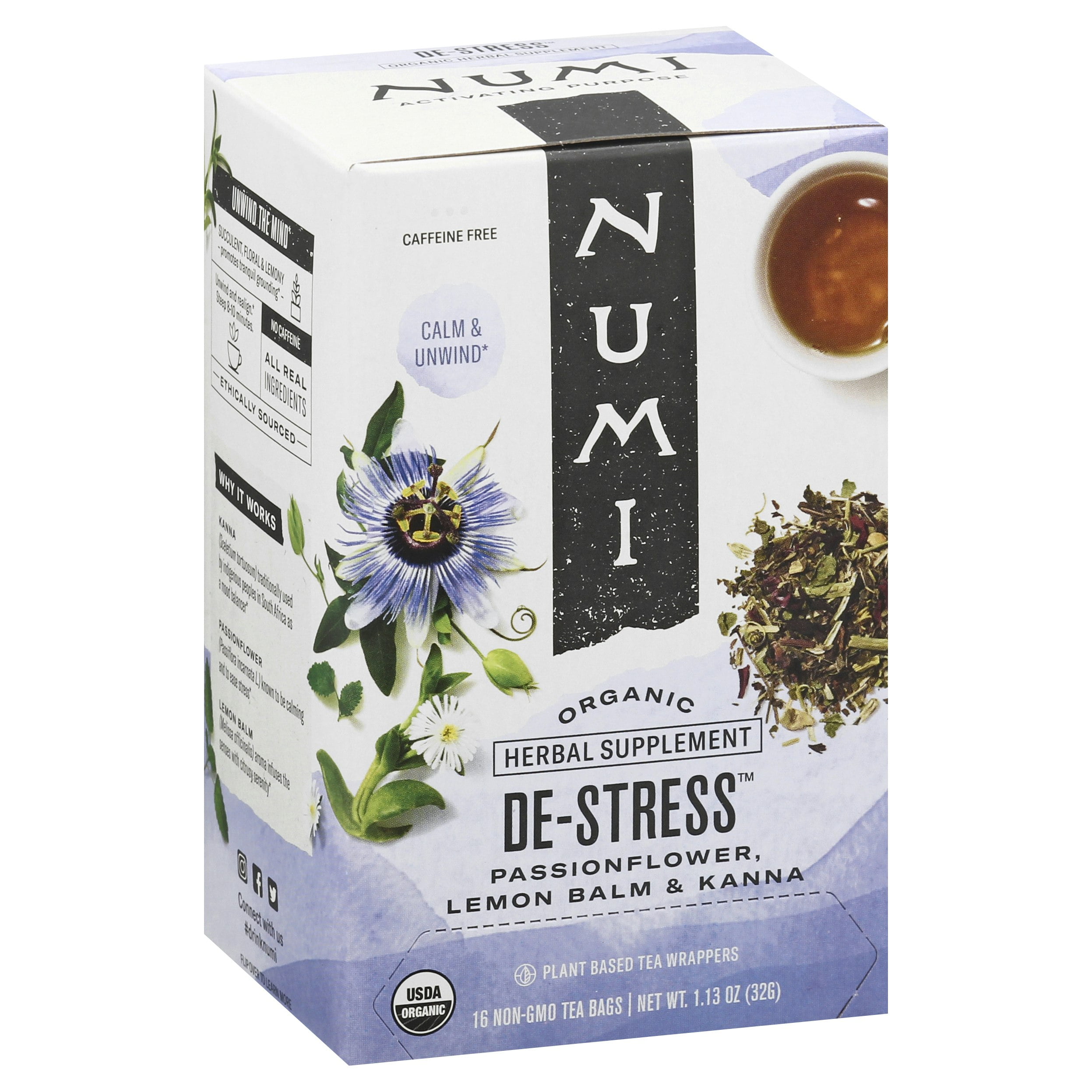 Numi Teas Tea De Stress (Pack of 6) - Walmart.com