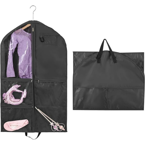3 Packs Clear Kids Dance Costume ,Garment Bag 35 Inch for Dance ...