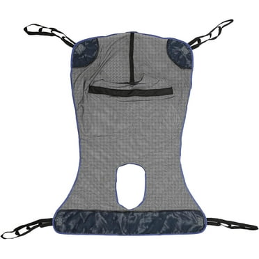 Proactive Medical Full Body Mesh Patient Lift Sling With Commode ...