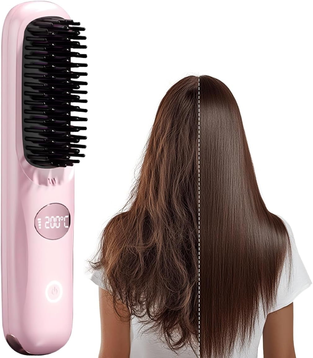 Numoya Go Brush Pro, 2025 Upgraded Go Brush Pro, Portable Straightener ...
