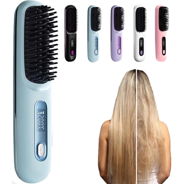 Numoya Go Brush Pro, Numoya Portable Straightener Brush - Gobrush Pro ...