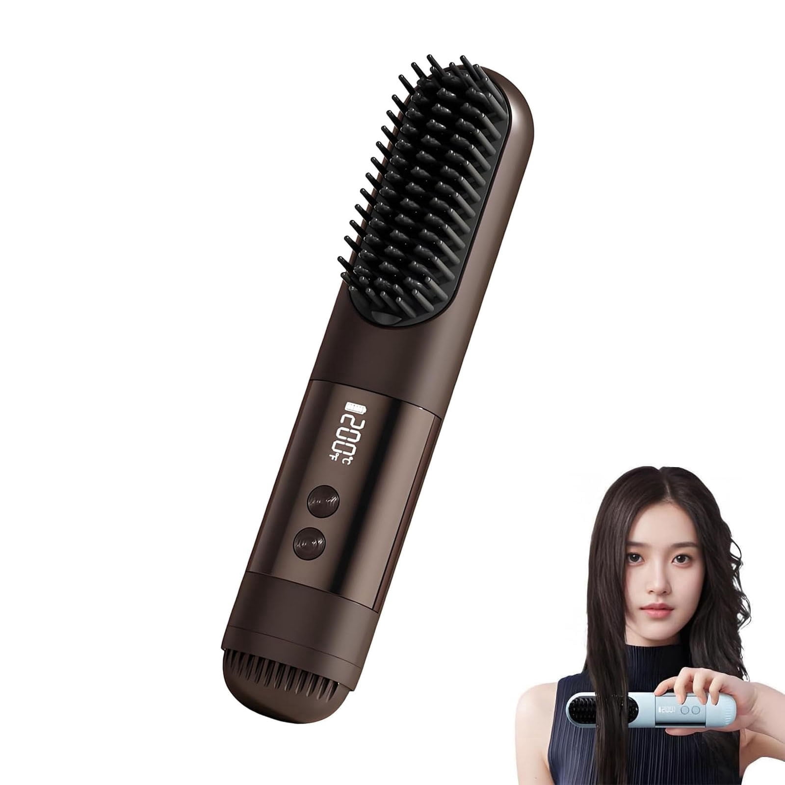 Mhoxuto Gobrush Pro 2025,Go Brush Pro For Short Hair,3 Heat Settings ...