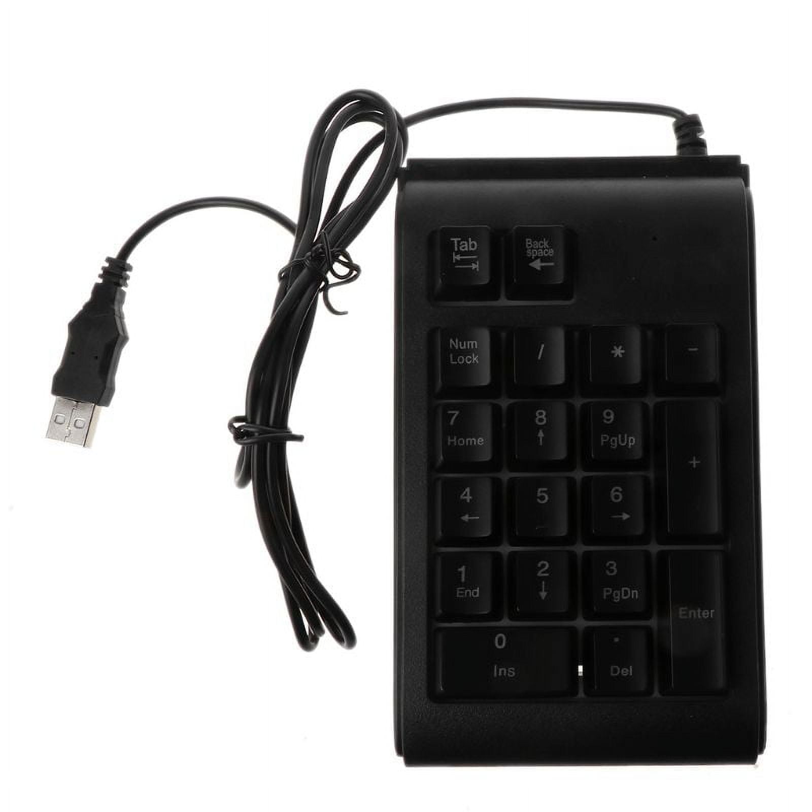 Numpad Digital Laptop USB Keyboard Multifunctional 3 Colors RGB Backlit ...