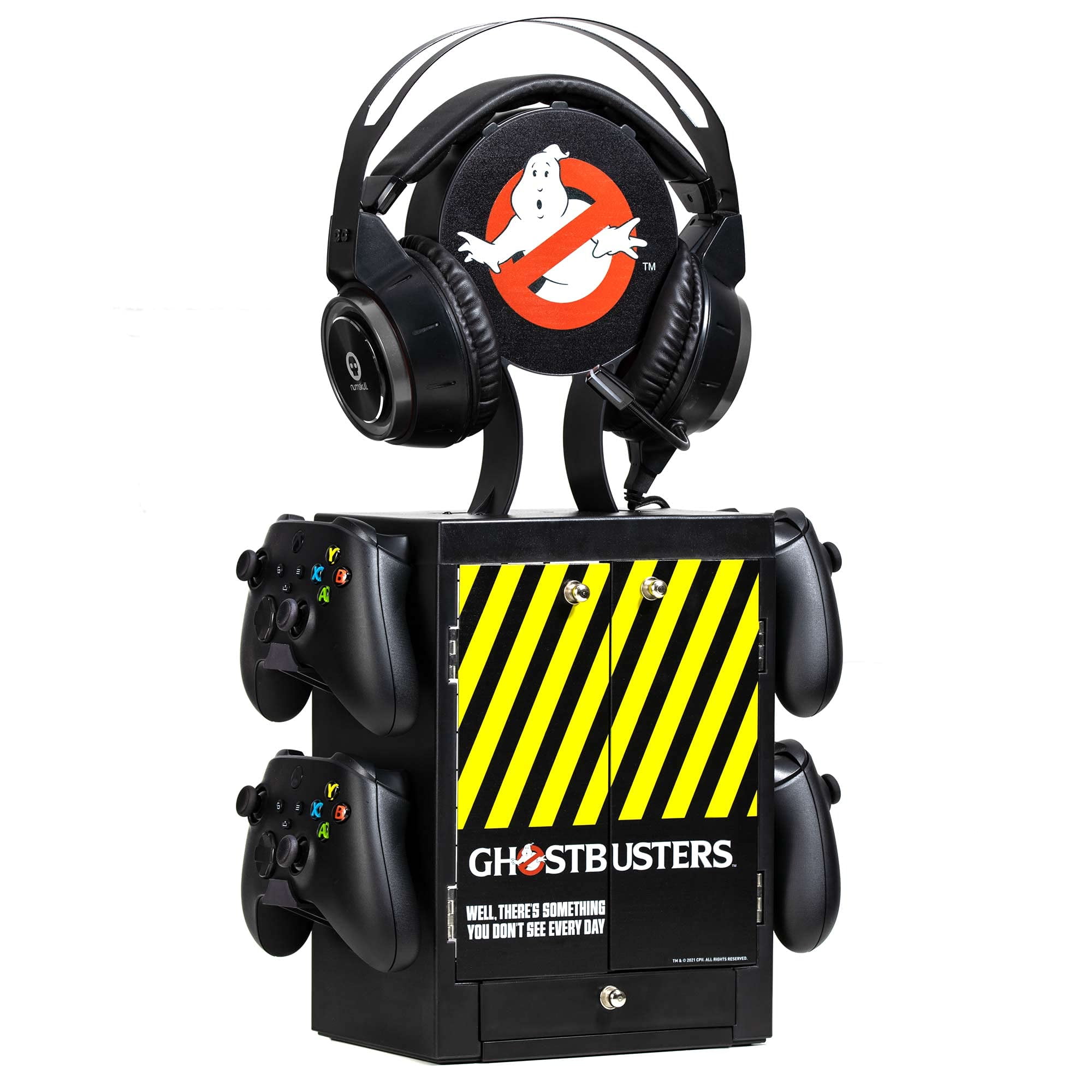 Numskull Official Ghostbusters Gaming Locker, Controller Holder ...