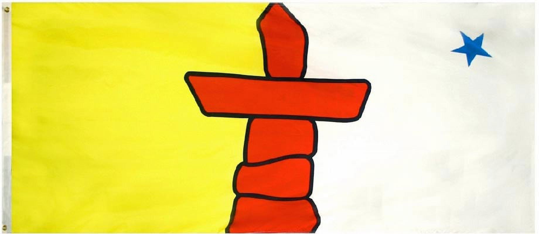 Nunavut - 3'X6' Nylon Flag - Walmart.com