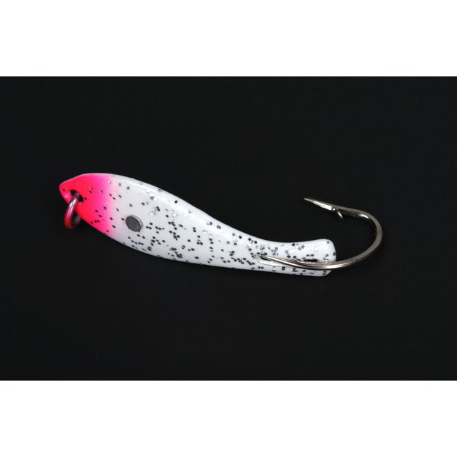 Nungesser Saltwater Shad Spoon Fishing Lure, Hot Pink & White, 1 1/2 ...