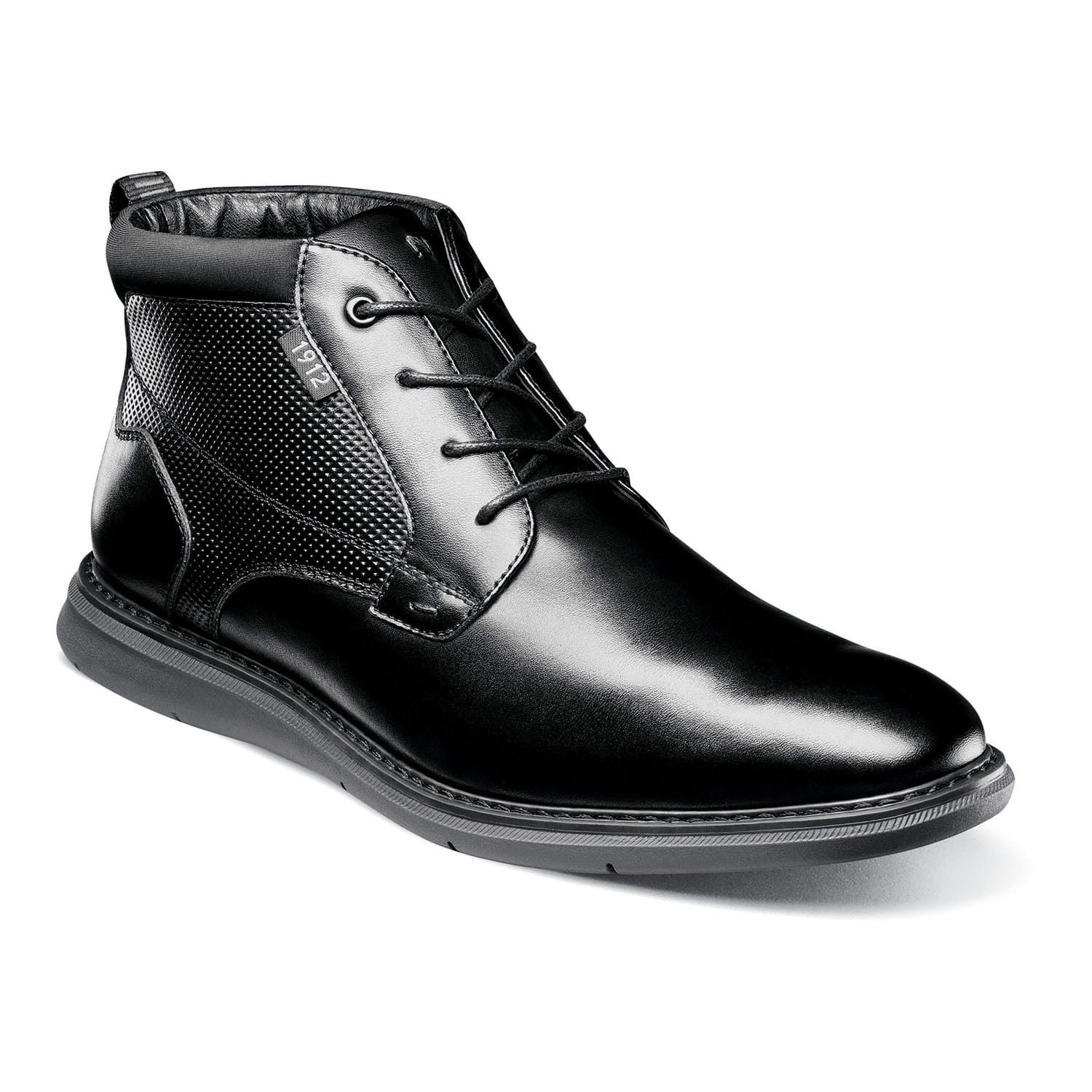 Nunn Bush Chase Plain Toe Chukka Dress Modern Boot Black 85049-001 ...