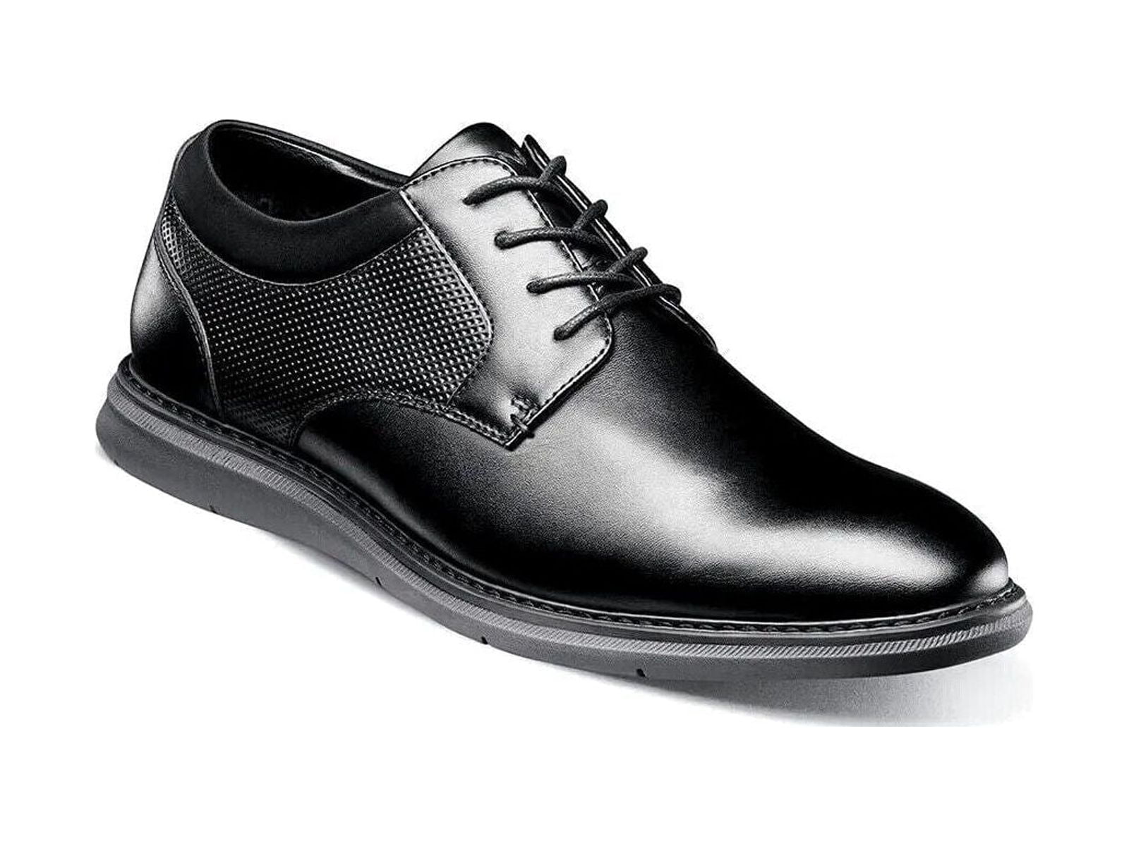Nunn Bush Chase Plain Toe Oxford Dress Sneaker Shoes Black 85048-001 ...