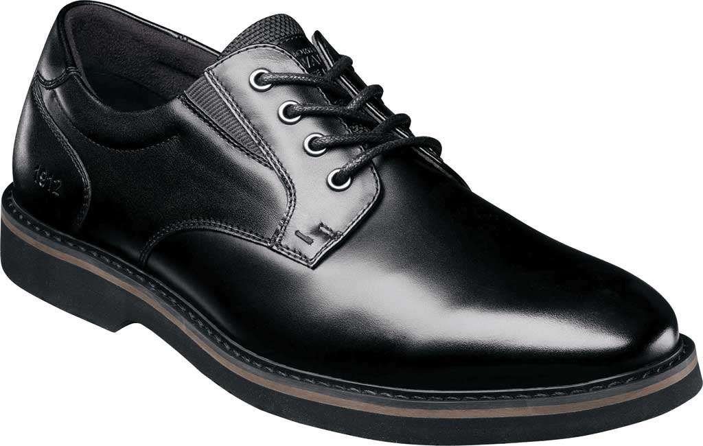 Nunn Bush Denali Waterproof Plain Toe Oxford Walking Shoes Black 84886 ...