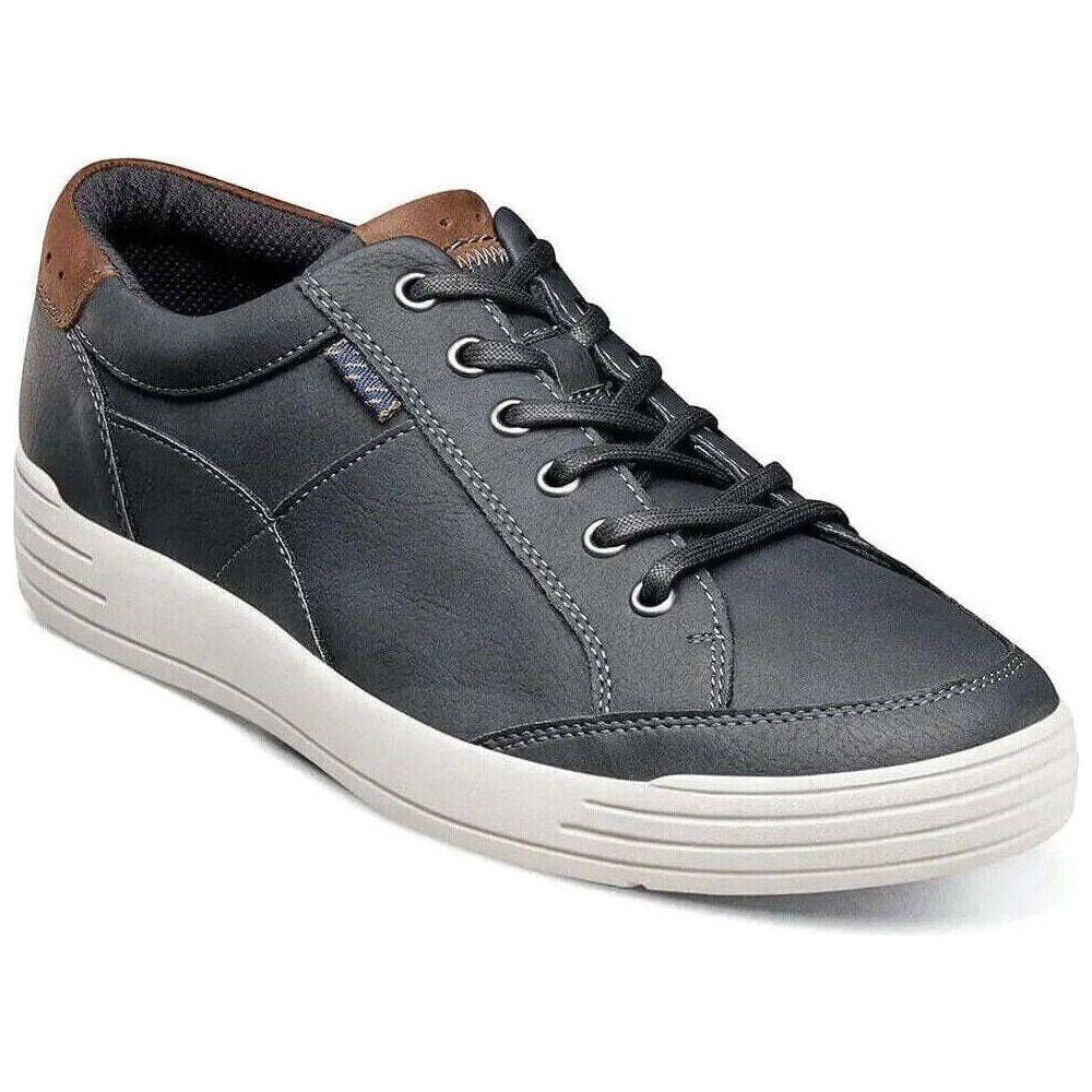 Nunn Bush® Kore City Walk Lace To Toe Men's Oxford Sneakers Color: Navy ...