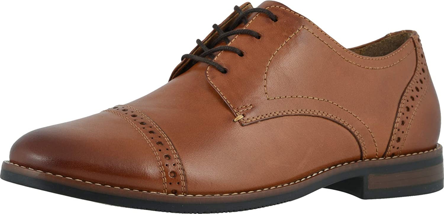 Nunn Bush Mens Fifth Ward Flex Cap Toe Oxford - Walmart.com
