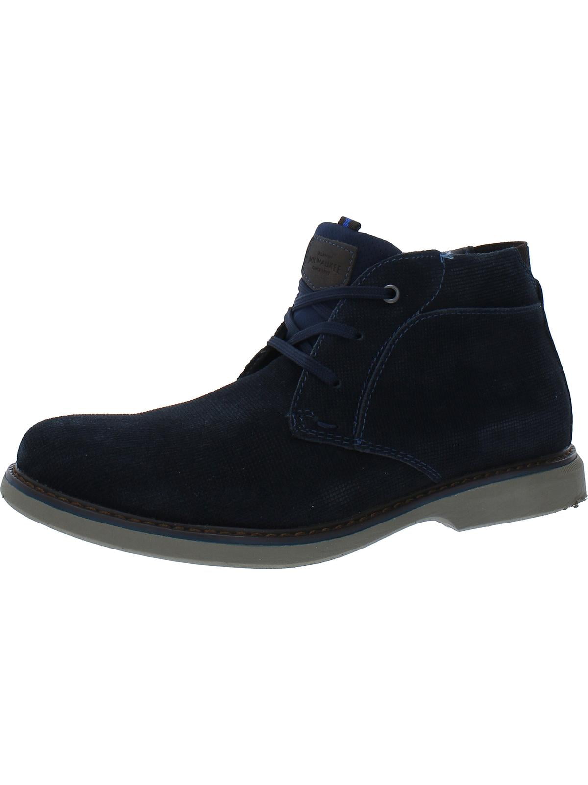 Nunn Bush Mens Otto Faux Leather Ankle Chukka Boots - Walmart.com