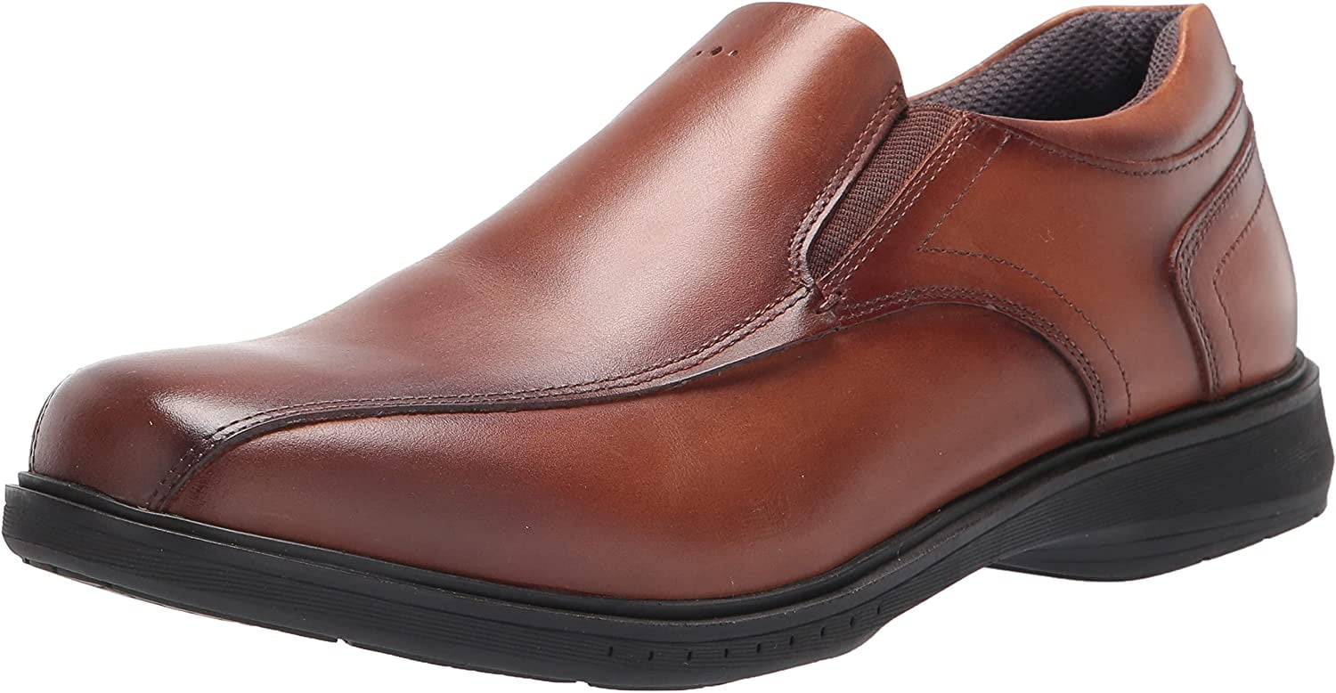 Nunn Bush Mens Pro Bicycle Toe Slip-on with Kore Slip Resistant Comfort ...