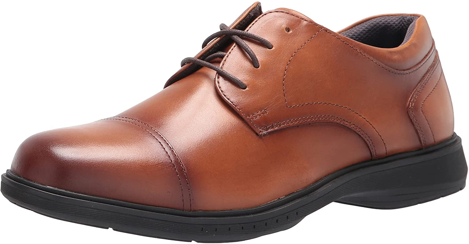 Nunn Bush Mens Pro Cap Toe Oxford with Kore Slip Resistant Comfort ...