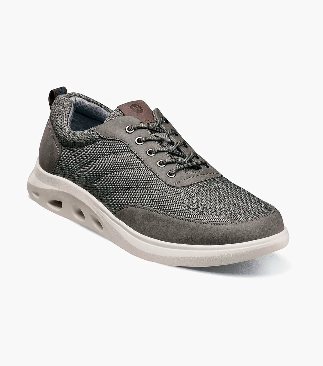 Nunn Bush Ponte Knit Moc Toe Sneaker Lightweight Gray Multi 85116-062 ...
